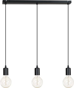 Závěsné Stropní Svítidlo Lustr Chrom Měď Edison Loft Trojitá Moderní