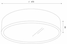 Brilagi - LED Stropní svítidlo CARVALHO 3xE27/60W/230V dub ořech pr. 47 cm