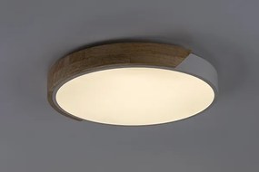 Rabalux 71417 - LED Stropní sv MAPLE2 LED/24W/230V 3000K bílá/dub pr. 41 cm