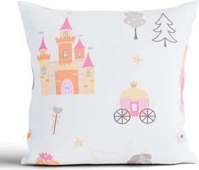 MK Lůžkoviny Bavlněný povlak na polštářek Renforcé 40 x 40 cm - Kouzelné království