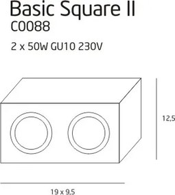Stropní svítidlo Maxlight C0088