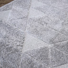 Angel Carpet, Kusový koberec Aurora 11 Grey, 60x110, šedá, kancelář