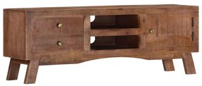 TV stolek 110 x 30 x 40 cm hrubé mangovníkové dřevo 328303