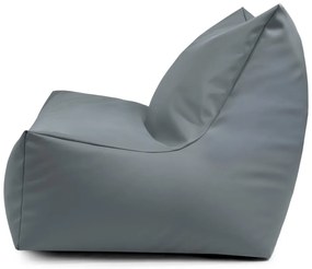 Tmavě modrý sedací vak z imitace kůže Icy Sofa – So Soft?
