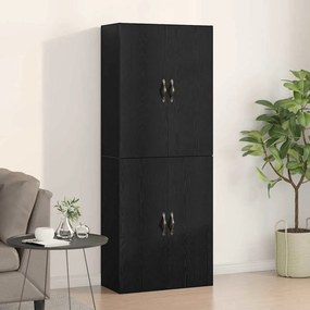 Nástěnná skříň 2 ks Černý dub 69,5 x 34 x 90 cm 3333101