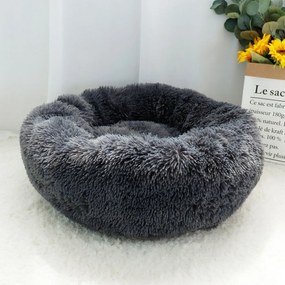 PuppyJoy PuppyJoy, kulatý pelíšek pro psy 80cm PJ-003, velikost M, tmavě šedá, HOM-50063