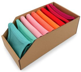 KARTON PAK Úložné boxy na oblečení, organizéry do skříně EKO KARTON 20x47cm