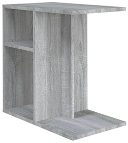 Odkládací stolek šedý sonoma 50 x 30 x 50 cm kompozitní dřevo - Default Title