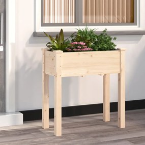 Truhlík s vložkou 71 x 37 x 76 cm masivní jedlové dřevo