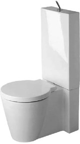 Duravit Starck 1 - Stojící WC kombi mísa, bílá 0233090064