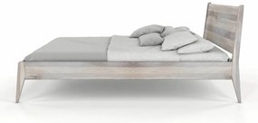 Dubová postel Radom - bělený olej  , Dub sonoma, 140x200 cm