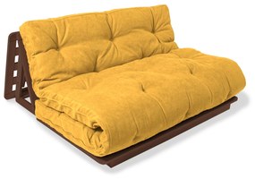 Rozkládací futonová pohovka LAYTI 03 140 cm z - výběr z 10 provedení