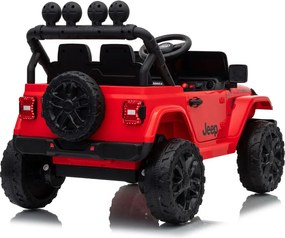 LEAN CARS Akumulátorové vozidlo Jeep Rubicon DK-JWR558 24 V, červené