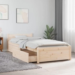 Rám postele se zásuvkami 75 x 190 cm Small Single 3103473
