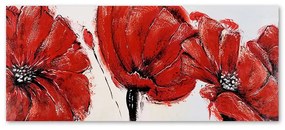 Gario Obraz na plátně 3 červené máky Rozměry: 90 x 30 cm