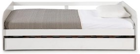 Bílá dětská postel s výsuvným lůžkem 90x190 cm Redona – Marckeric