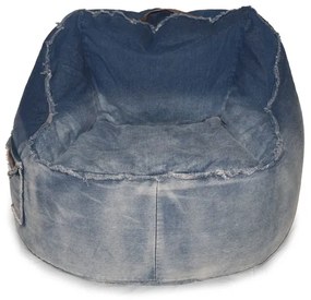 Beanbag Sedací vak Jeans Chair blue