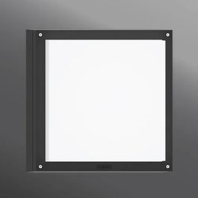 LGM PA-31572-W30-ND-01 Stropní / nástěnné svítidlo PALETTA 3 LED 20W 496lm 3000K IP65 265x265mm černá RAL9011 - LIGMAN