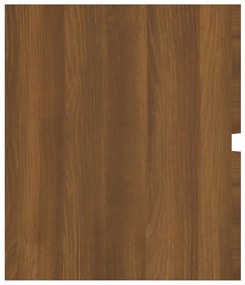 Umyvadlová skříňka hnědý dub 100x38,5x45 cm kompozitní dřevo - Default Title