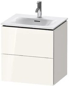 Duravit L-Cube - Umyvadlová skříňka 550x520x421 mm, 2 zásuvky, lesklá bílá LC630402222