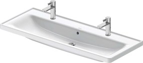 Duravit D-Neo - Dvojumyvadlo 120x48 cm, s přepadem, otvor pro baterii, bílá 2367120024