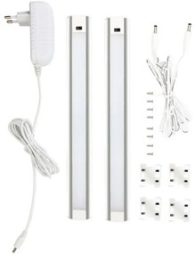 Prémiové stmívatelné LED světlo pod kuchyňskou linku se senzorem 2 x 9W 900lm 60cm denní