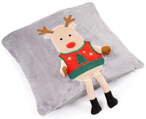 4Home Vánoční povlak na polštářek Xmas Reindeer, 40 x 40 cm
