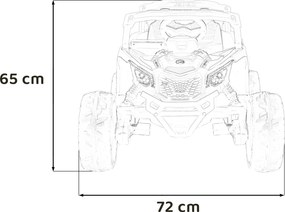 Ramiz Čtyřkolka ATV CAN-AM Maverick růžová