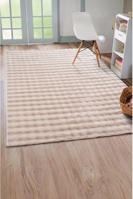 Krémový pratelný koberec 100x250 cm Bubble Emarald – Mila Home