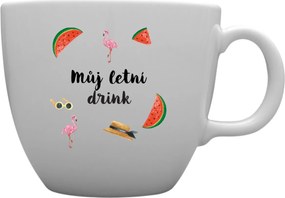 Personalizovaný MEGA XXL keramický hrnek 1 000 ml s letním mixem