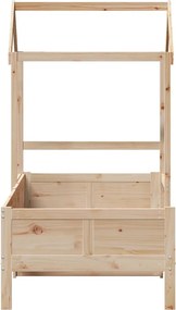 Válenda se střechou 80 x 200 cm masivní borové dřevo 3282254