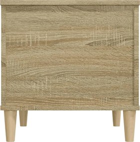 vidaXL Konferenční stolek 60 x 44,5 x 45 cm kompozitní dřevo [819567] Barva: bílá s vysokým leskem