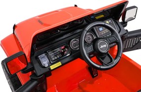Elektrické autíčko Jeep Wrangler Rubicon LIFT oranžové