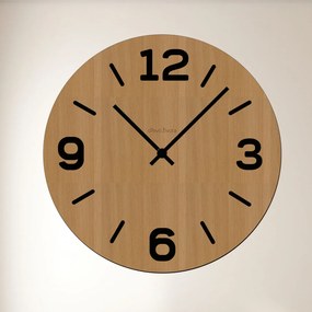 dřevo života Nástěnné hodiny CLASSIC Zvolte barvu dekoru: Buk, Zvolte velikost hodin (cm): 40x40