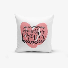 Povlak na polštář s příměsí bavlny Minimalist Cushion Covers Special Pink, 45 x 45 cm