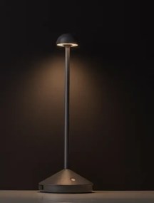 Venkovní stolní lampa Lumo tmavě šedá