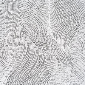 ZÁVĚS NA KROUŽCÍCH LINNEA 140X250 CM BÍLÁ