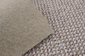 Spoltex, Metrážový koberec Texas 13 béžový, na míru, šíře 4m, béžová, filc, chodba / předsíň