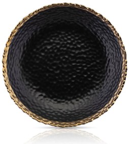 Keramický hluboký talíř Kati, (fi) 26 cm, černý