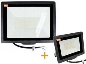 ecoPLANET LED reflektor 100W - 7000 lm - neutrální bílá + LED reflektor 50W ZDARMA