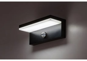 Rabalux 77115-LED Ven. nás. svítidlo se senzorem ZARAGOZA LED/9W/230V IP54 černá
