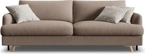 Taupe rozkládací/s úložným prostorem pohovka 233 cm Naomi – Micadoni