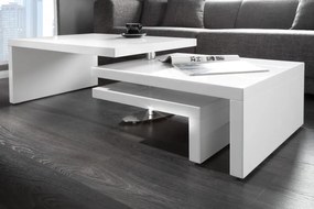 Bighome - Konferenční stolek STEPS – bílá