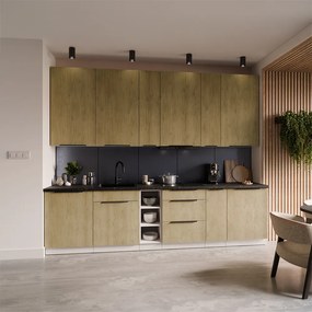CREMONA bc | dolní skříňka 80 ZL 1S dřezová | 80 cm | PREMIUM BOX | bílá/cremona