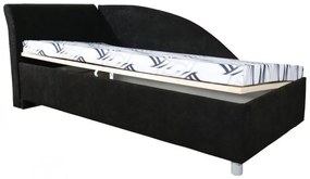 Jednolůžková postel (válenda) 90 cm Pearline Plus (s rošty, bez matrací) (L). 774150