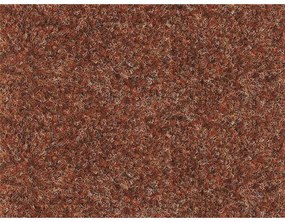 SPOLTEX Metrážový koberec SANTANA / 86 ČERVENOHNĚDÁ podklad LATEX - řez šíře 4 m x délka 2 m