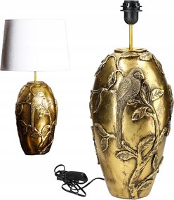 Stolní Lampa Noční E27 Zlatá Retro Pták do obývacího pokoje ložnice Velká