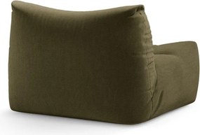 Khaki sametové křeslo Tove – Micadoni