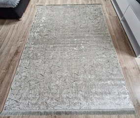 HU Béžovo-stříbrný moderní koberec Parys, krémovo-stříbrný Rozměr: 50x80 cm