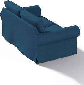 Potah na pohovku IKEA  Ektorp 2-místná, rozkládací, STARÝ MODEL barva tmavě modrá